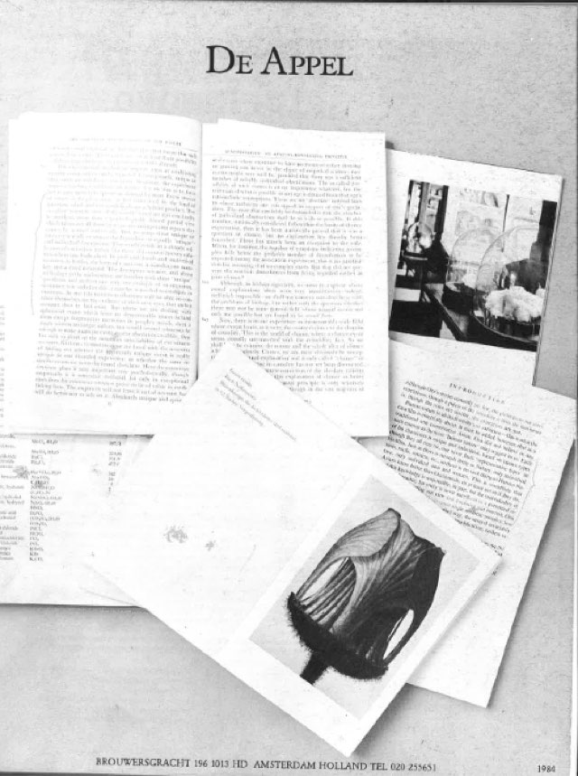 De Appel Bulletin – 1984 No 2 - Archief - de Appel Amsterdam